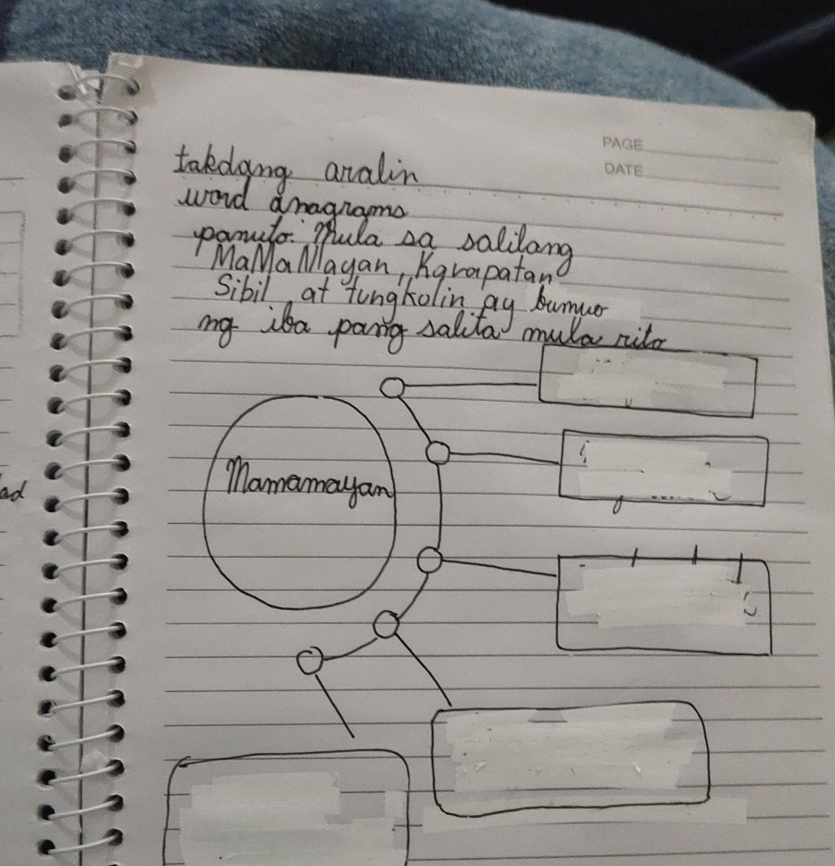 takdang aralin word anagrams panuto: Mula sa | StudyX