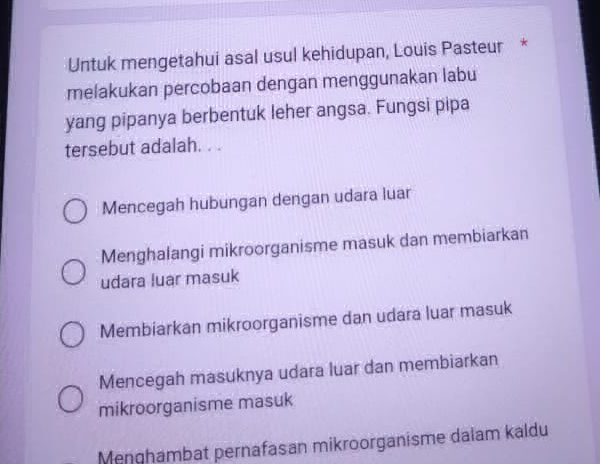 Untuk mengetahui asal usul kehidupan, Louis | StudyX