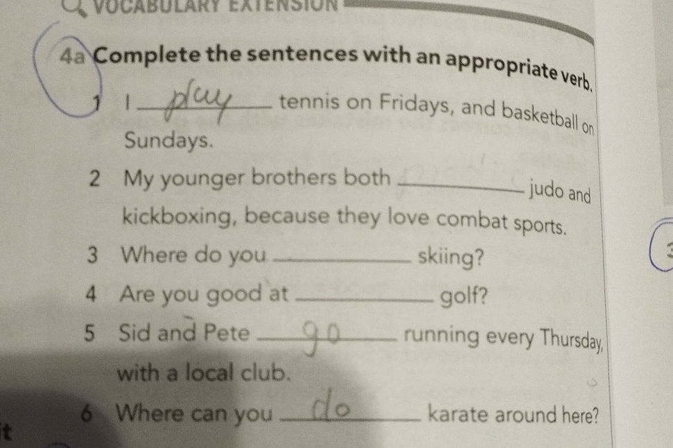 4a Complete the sentences with an | StudyX