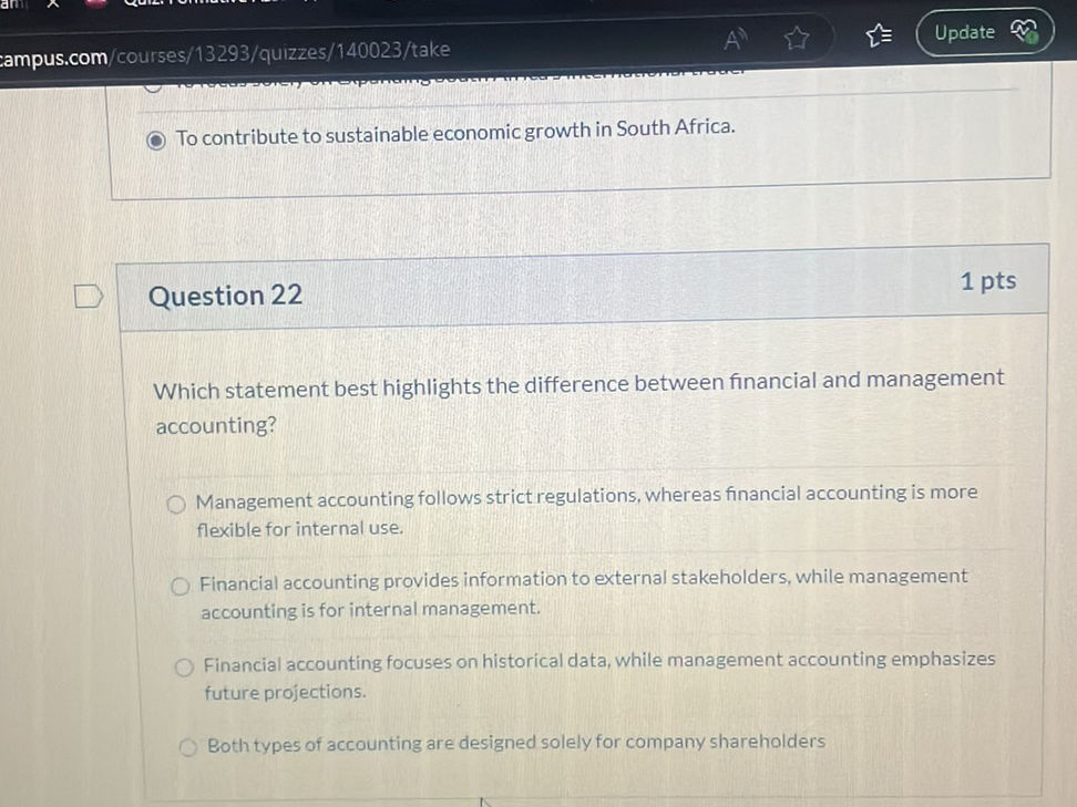 Which statement best highlights the | StudyX