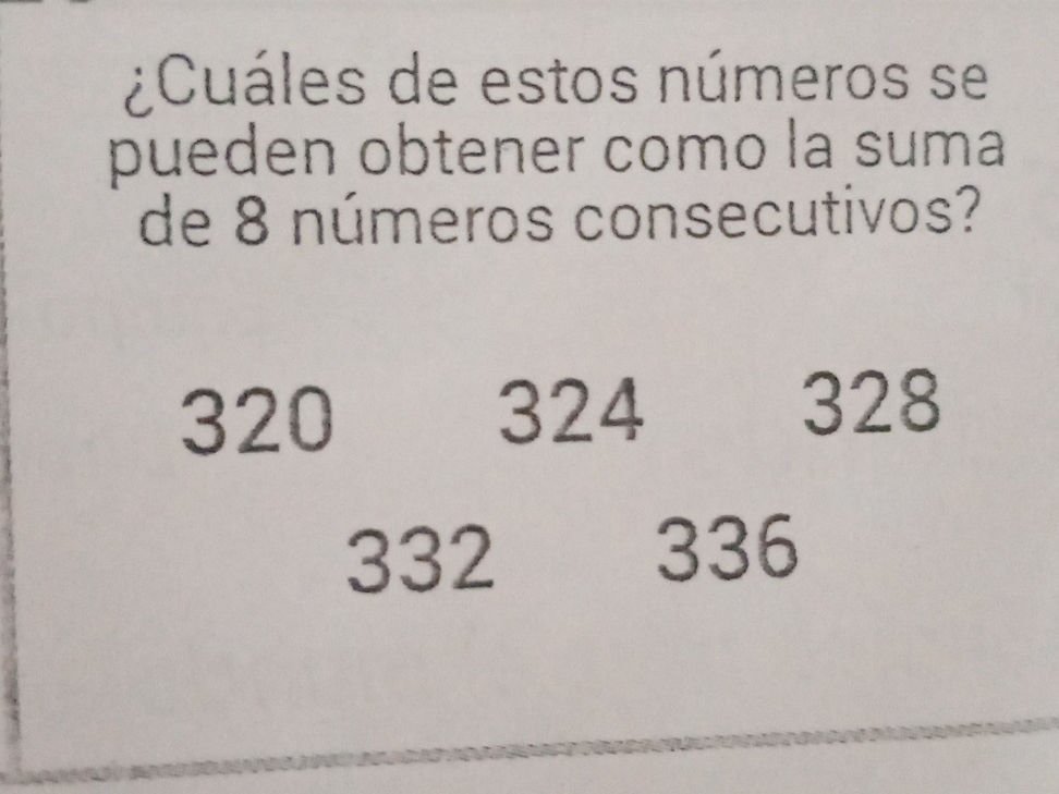 ¿Cuáles de estos números se pueden obtener | StudyX