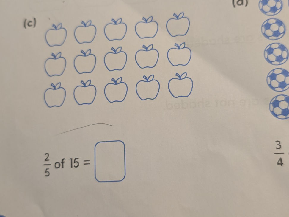 Calculate 2/5 of 15 | StudyX