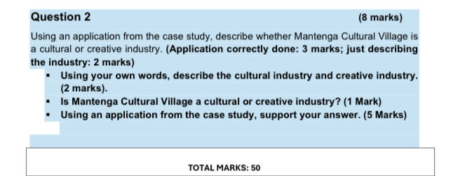 Question 2 (8 marks) Using an application | StudyX