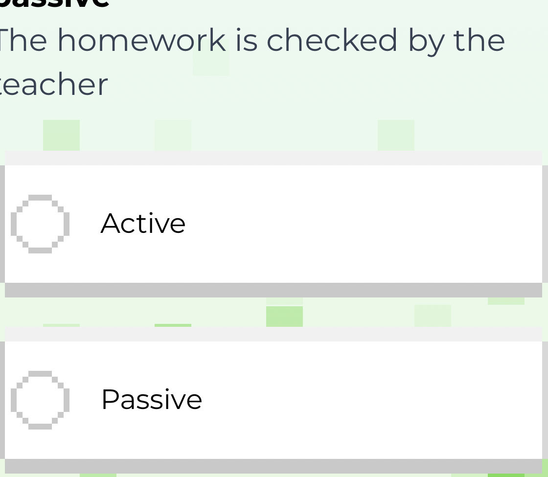 The homework is checked by the teacher | StudyX