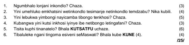 1. Ngumbhalo lonjani inkondlo? Chaza. (3) | StudyX