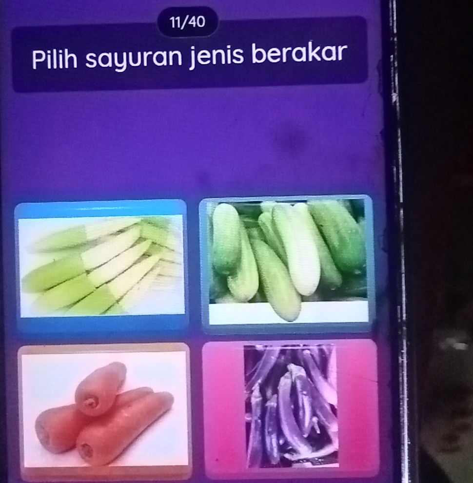 Pilih sayuran jenis berakar (Images of | StudyX