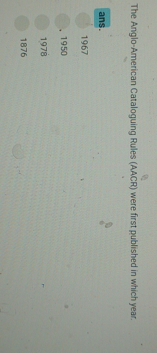 The Anglo-American Cataloguing Rules (AACR) | StudyX