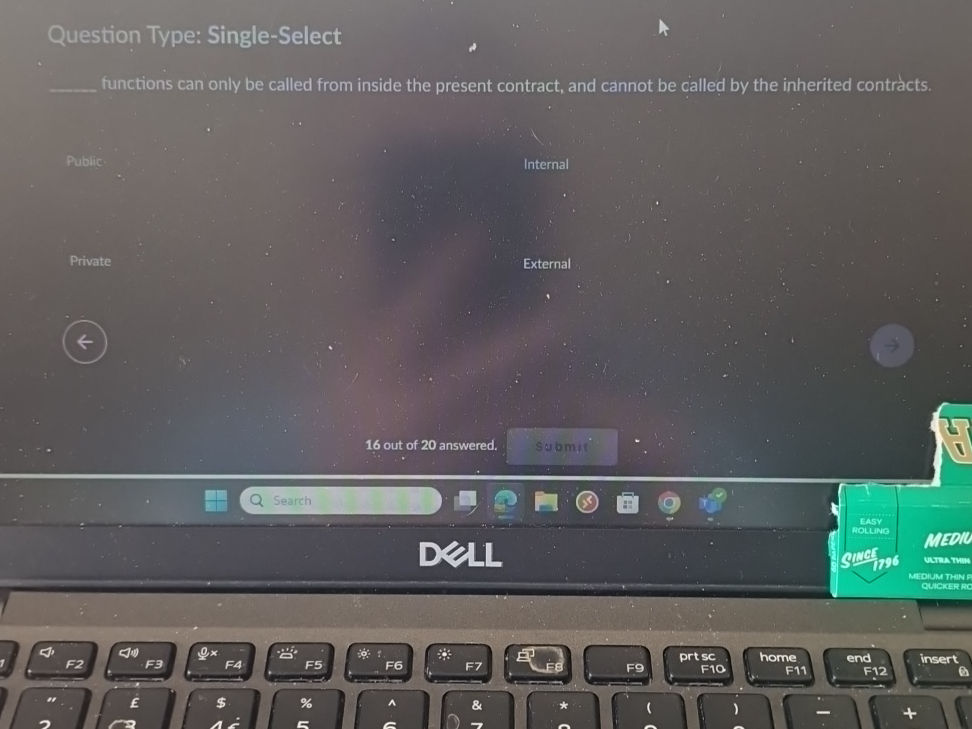 Question Type: Single-Select ____ functions | StudyX