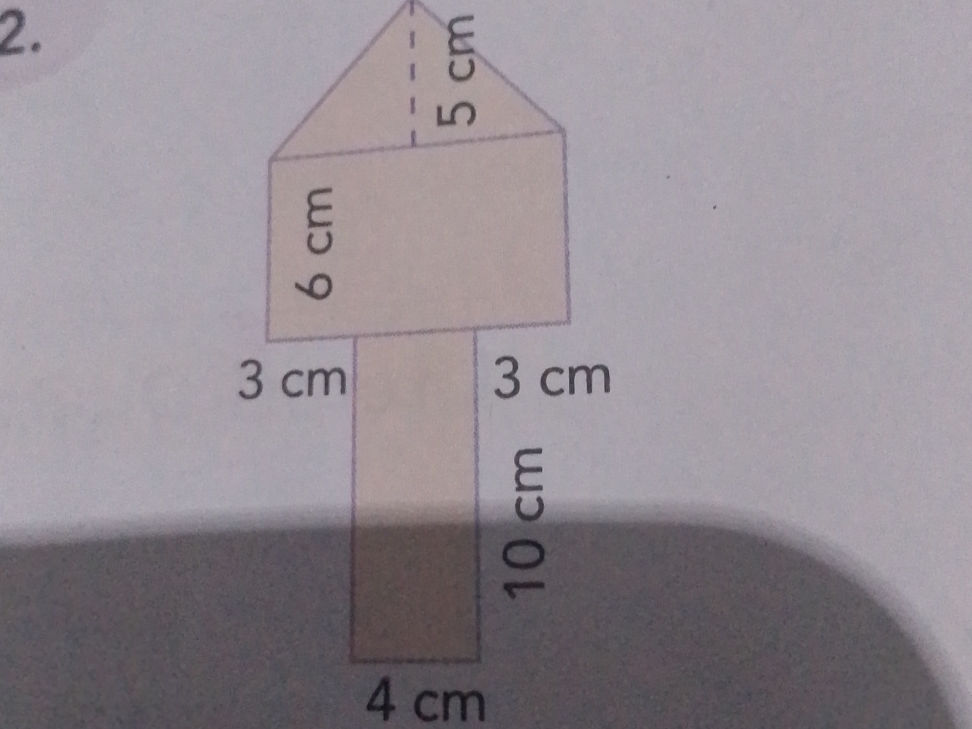 The image shows a composite shape made up of | StudyX