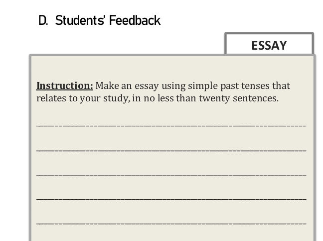 Instruction: Make an essay using simple past | StudyX