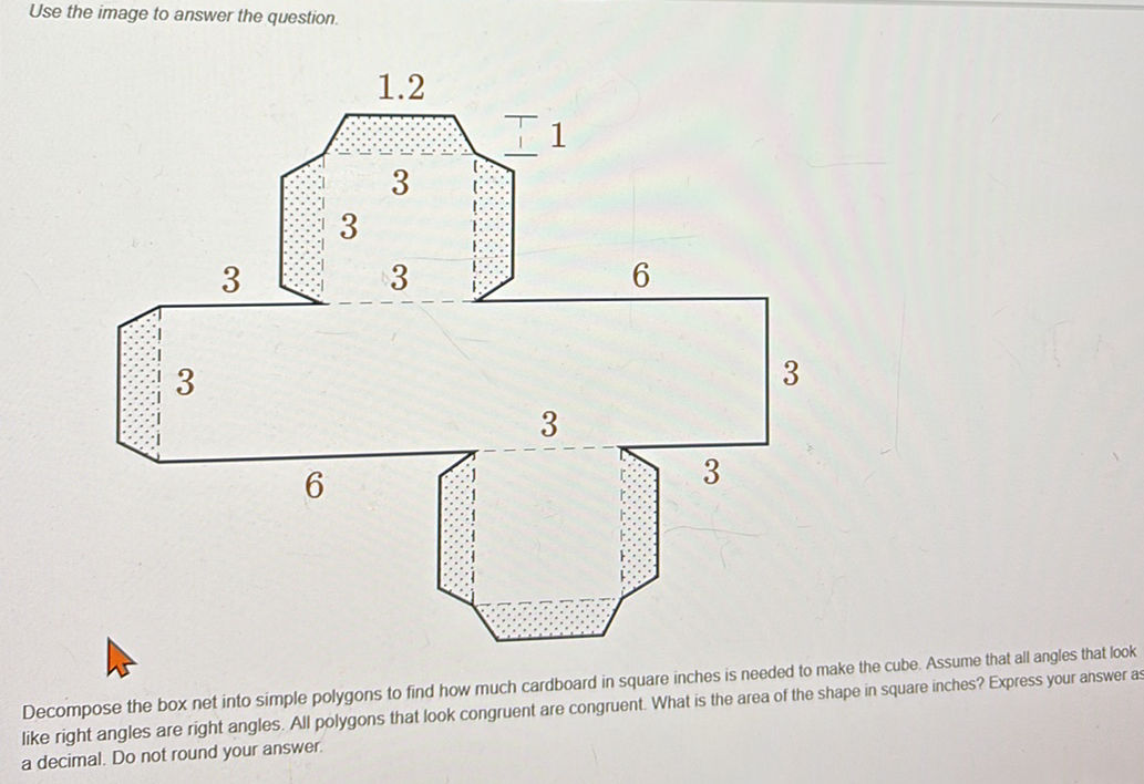Decompose the box net into simple polygons | StudyX