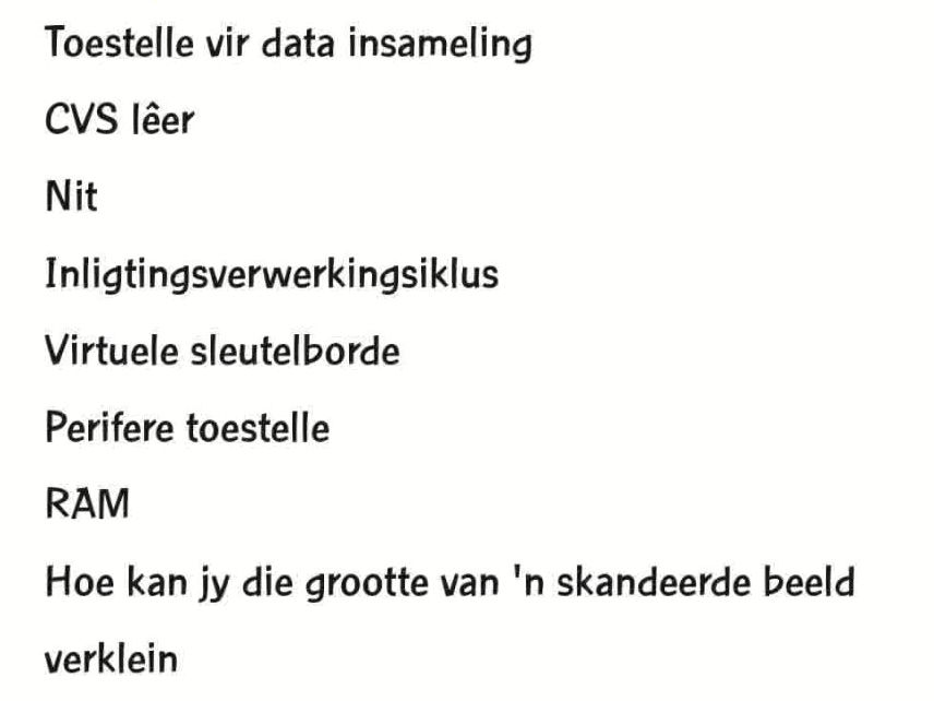 Toestelle vir data insameling CVS lêer Nit | StudyX