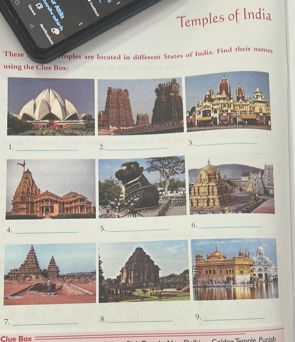 These temples are located in different | StudyX