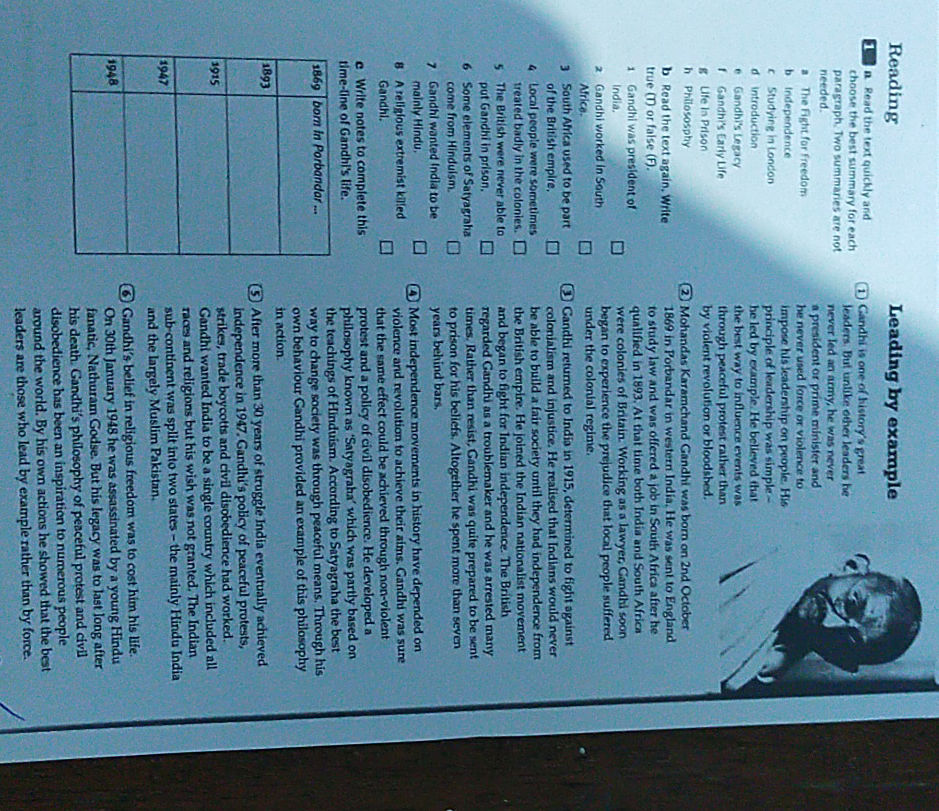 1. Read the text quickly and choose the | StudyX