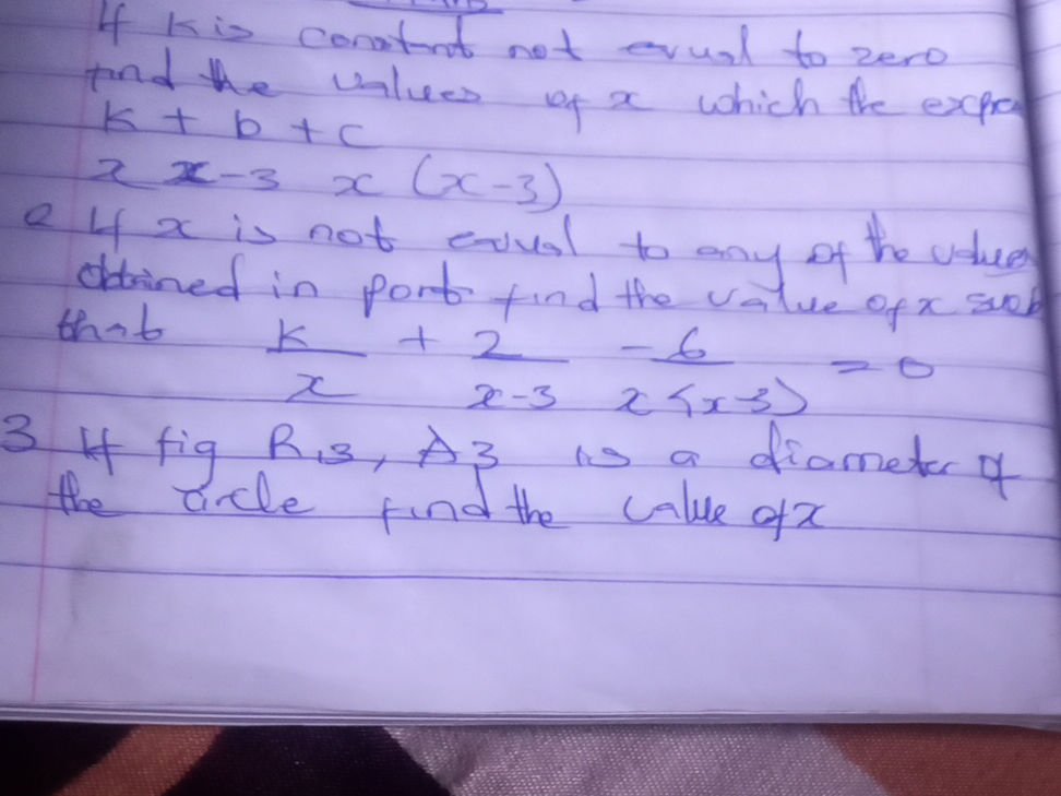1. If k is constant not equal to zero, find | StudyX