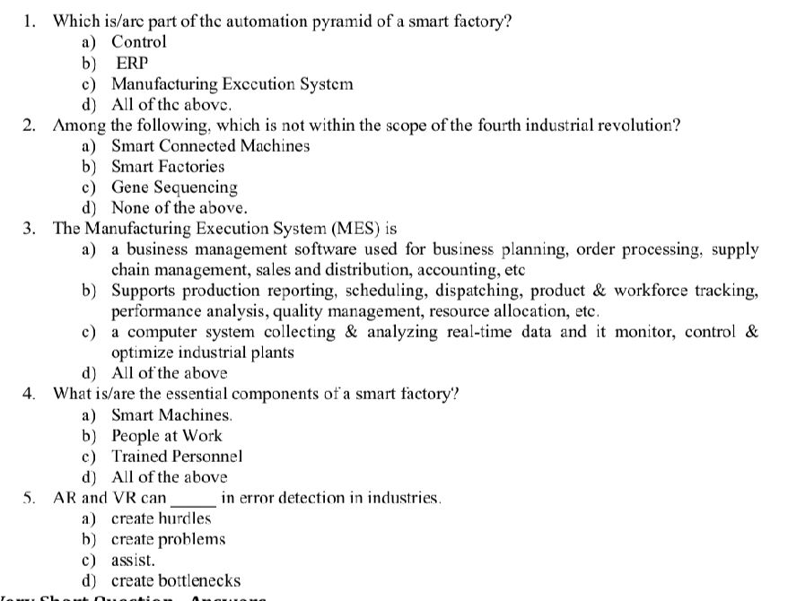 1. Which is/are part of the automation | StudyX