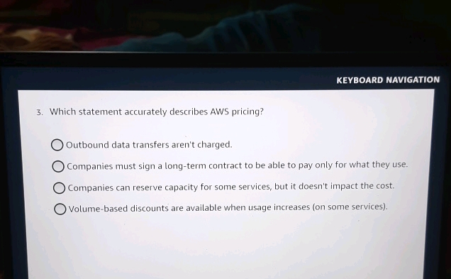 KEYBOARD NAVIGATION 3 Which statement | StudyX