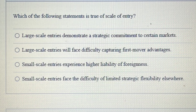 Which of the following statements is true | StudyX