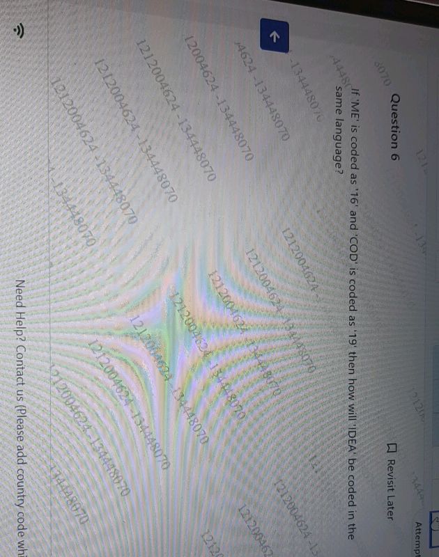 Question 6 Revisit Later If ME is coded as | StudyX