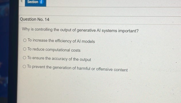 Section i Question No 14 Why is controlling | StudyX