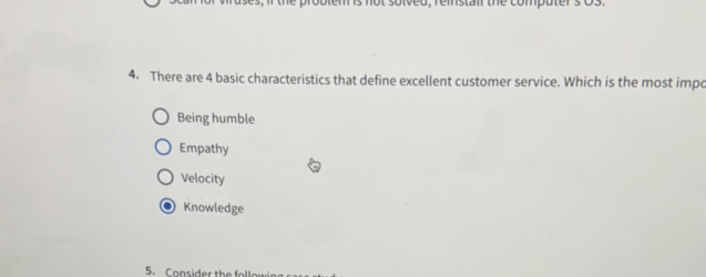 4 There are 4 basic characteristics that | StudyX