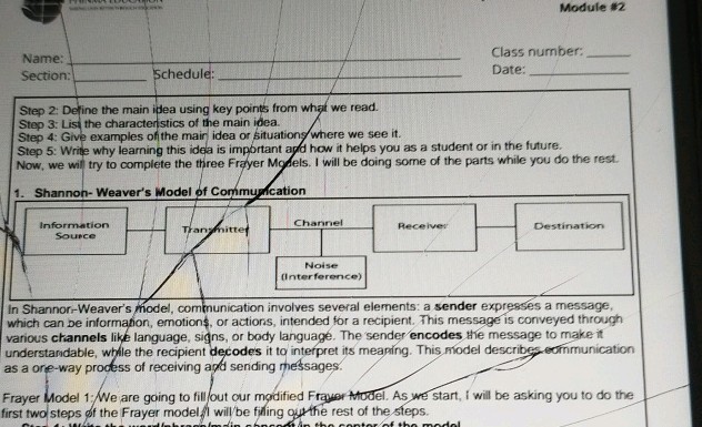 Module 2 Class number Name Date Section | StudyX