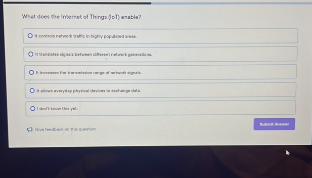 What does the Internet of Things (loT) | StudyX