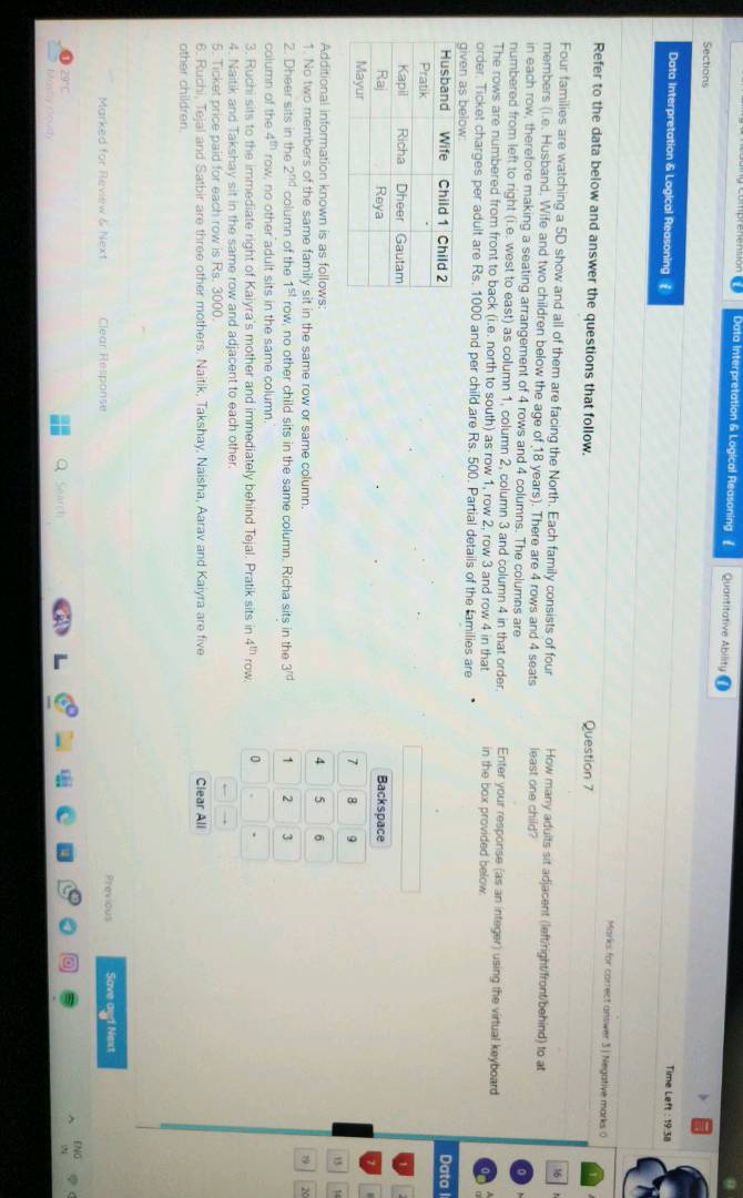 Sections Data Interpretation G Logical | StudyX