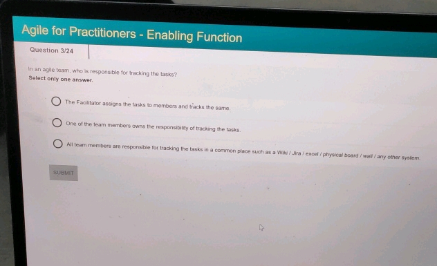 Agile for Practitioners - Enabling Function | StudyX