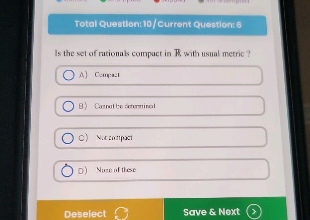 Total Question 10/current Question 6 Is the | StudyX