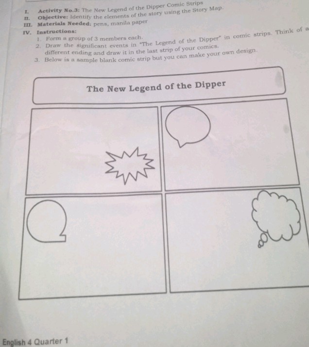 1 Aetivity No3 The New Legend of the Dipper | StudyX