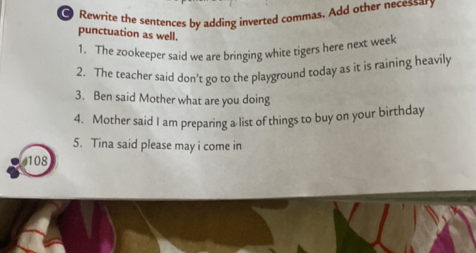 C) Rewrite the sentences by adding inverted | StudyX