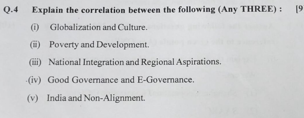 Q 4 Explain the correlation between the | StudyX