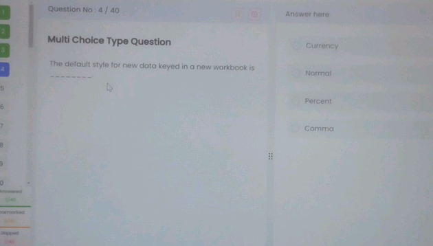 Question No 4 / 40 Answer here 2 Multi | StudyX