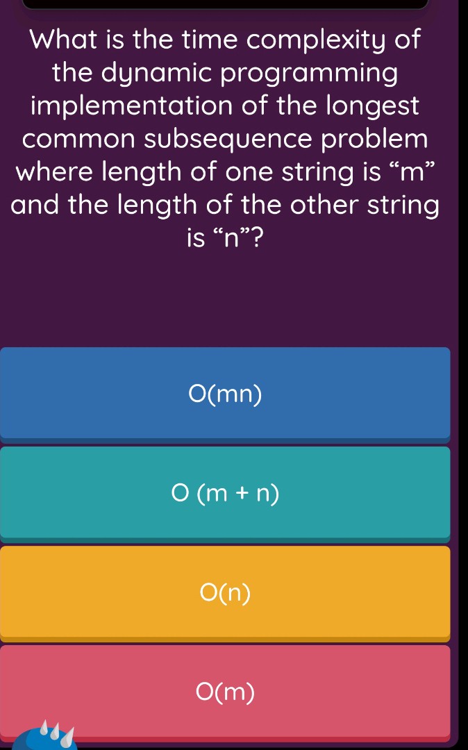 What is the time complexity of the dynamic | StudyX