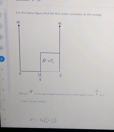 For the below figure find the first order | StudyX