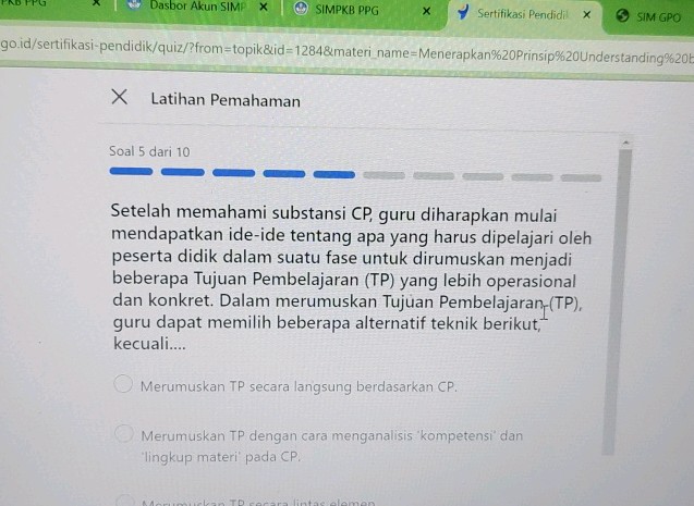 goid/sertifikasi-pendidik/quiz/from=topik | StudyX