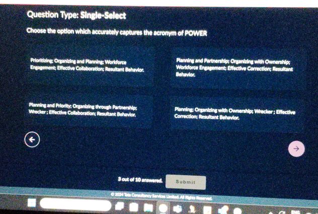 Question Type Single celect Choose the | StudyX