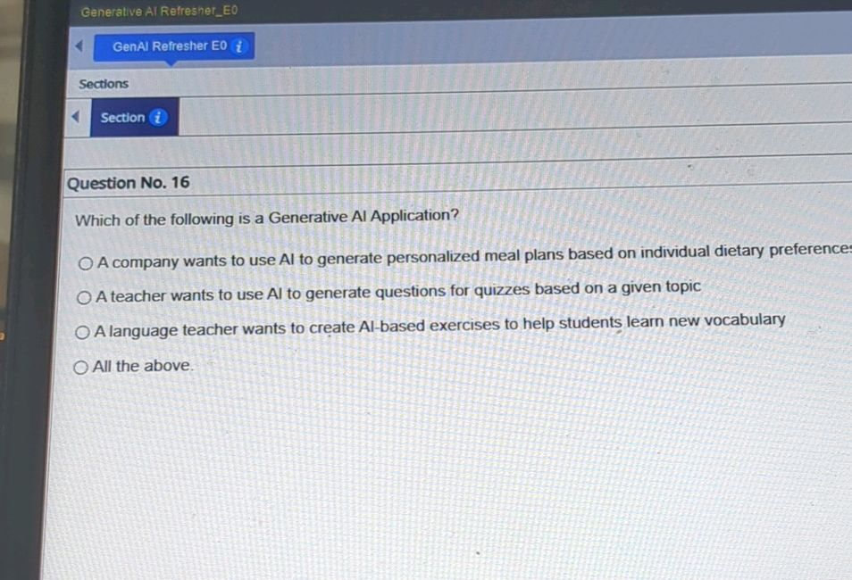 Cenerative Al RefresherEO GenAI Refresher | StudyX