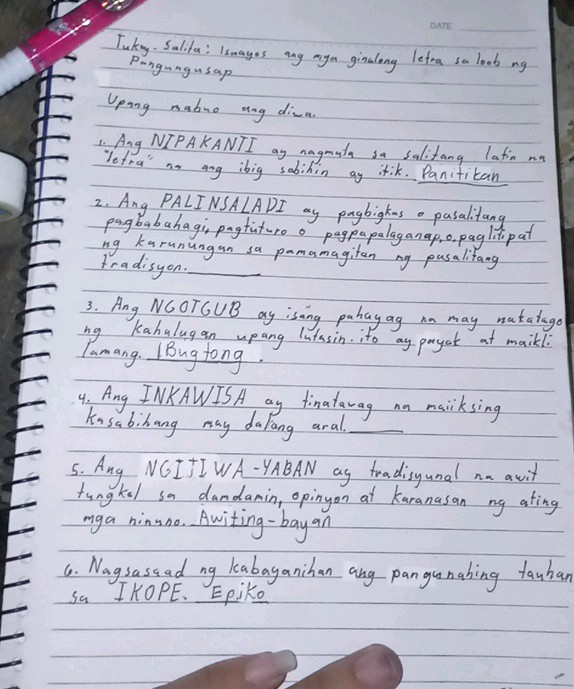 DATE Tuky Salita Ismayes ang mya ginuleng | StudyX