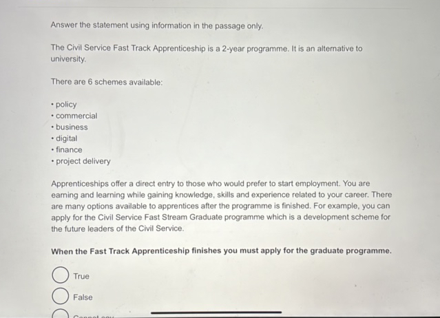 Answer the statement using information in