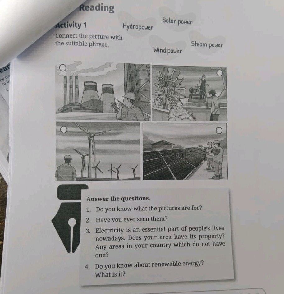 Reading Activity 1 Hydropower Solar power | StudyX