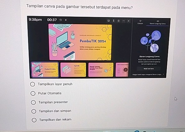 Tampilan canva pada gambar tersebut | StudyX