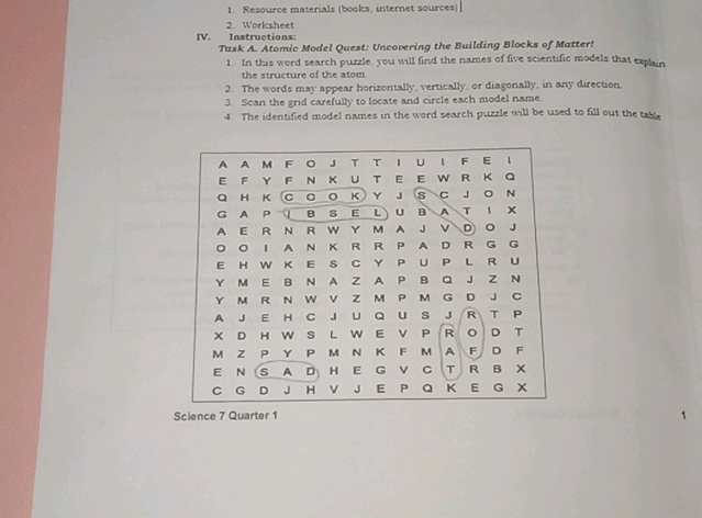 1 Resource materials (books internet | StudyX