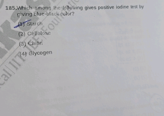 185 Which among the following gives | StudyX