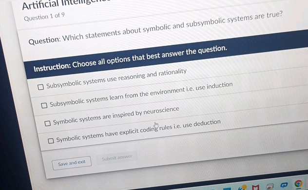 Question 1 of 9 Question Which statements | StudyX