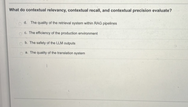 What do contextual relevancy contextual | StudyX