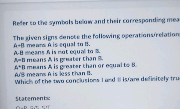 Refer to the symbols below and their | StudyX