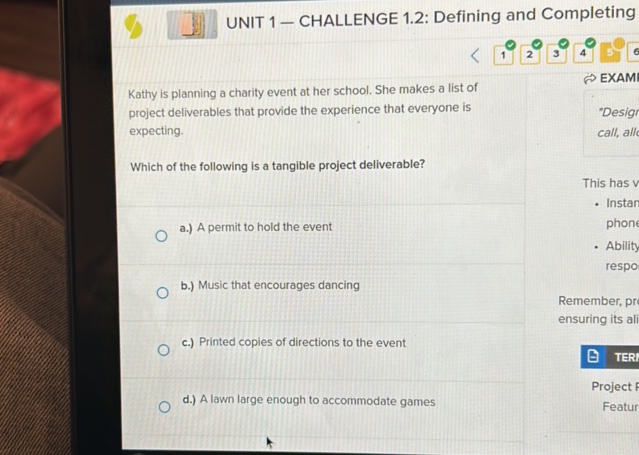 UNIT 1 - CHALLENGE 12 Defining and | StudyX
