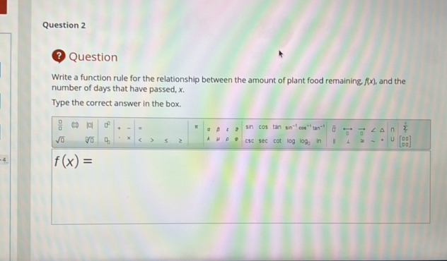 Question 2 Question Write a function rule | StudyX